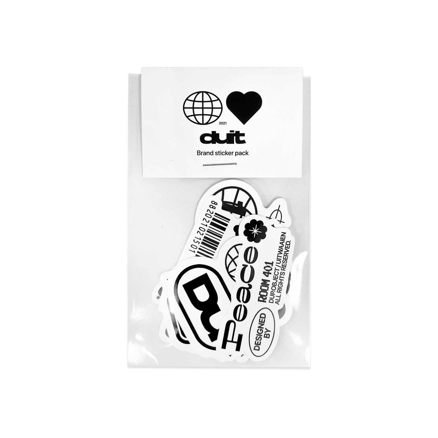 DUIT Brand logo sticker pack - 덥오브젝트