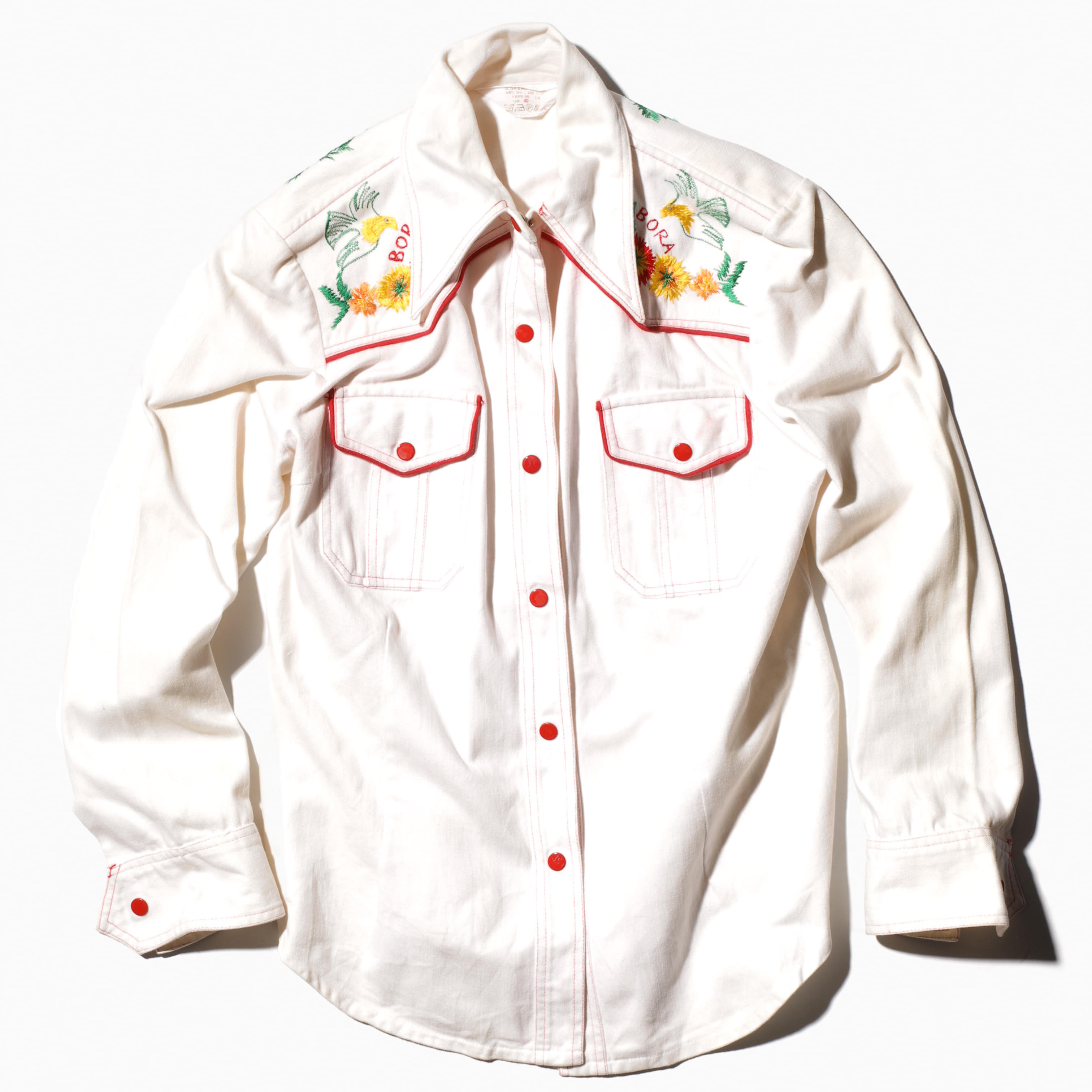 vintage embroidered western jacket(W M) - 파인더스키퍼스