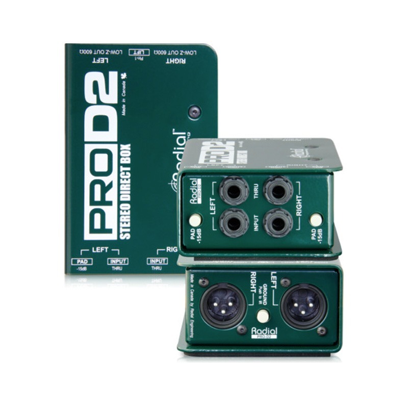 RADIAL 레디알 PRO-D2 패시브 다이렉트박스/ Di BOX PRO-D2 - 드럼창고