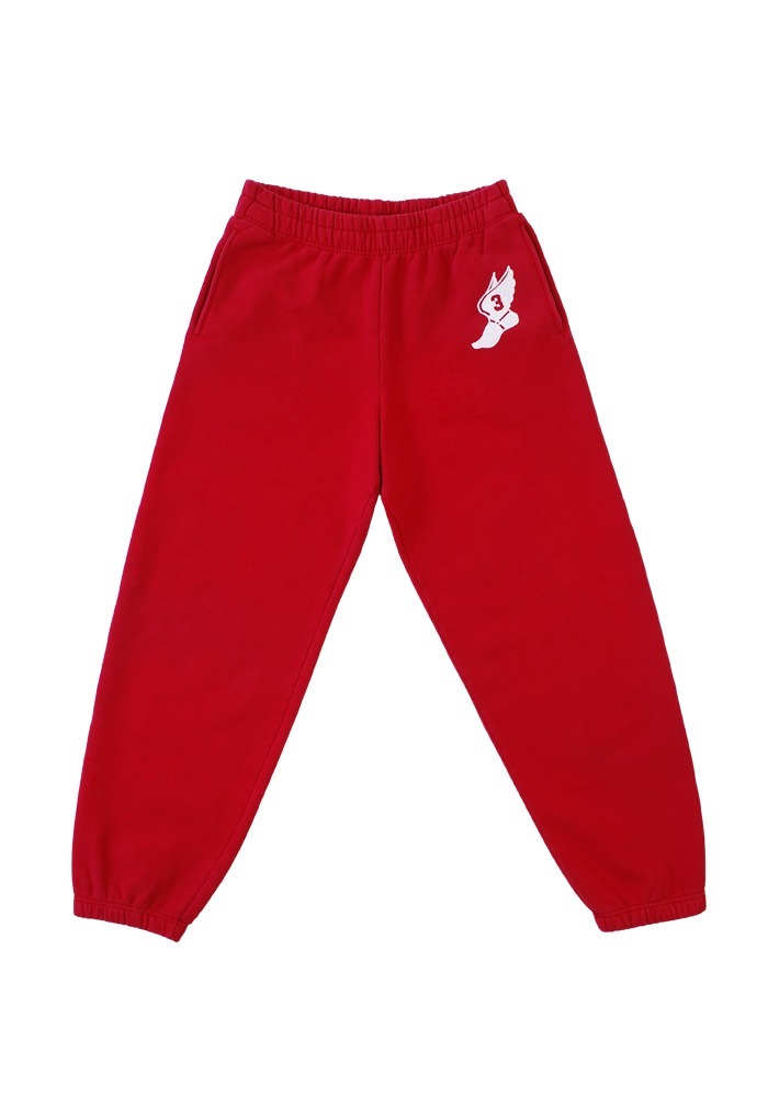 WINGFOOT SWEAT PANTS (RED) | COLLECT PIECES