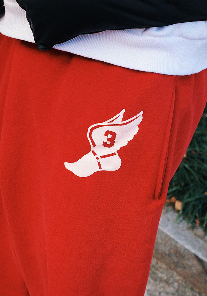 WINGFOOT SWEAT PANTS (RED) | COLLECT PIECES