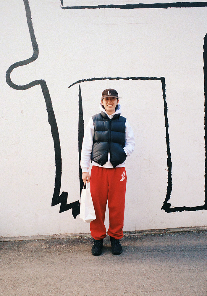 WINGFOOT SWEAT PANTS (RED) | COLLECT PIECES