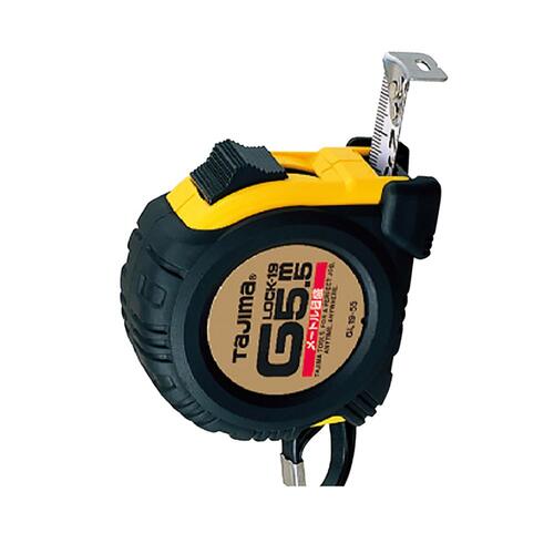 타지마 G그립 자동 줄자 5.5M 19mm 안전록 GL19-55BL - 상명툴