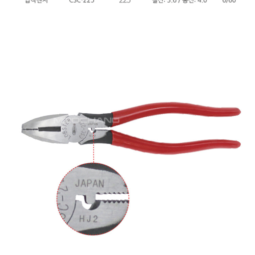 로보스터 압착뺀지 CSC-225 압착뺀지 펜치 뺀치 225mm | 상명툴