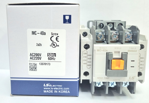 [LS일렉트릭] 전자 접촉기/개폐기 MC-40a 2a2b접점(AC전압,DC전압) - 성도기전