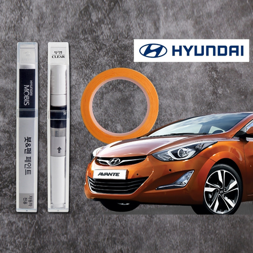 더뉴 아반떼 MD 붓펜 붓페인트 도색 용품 휠 붓펜 N2U(319) - 카템