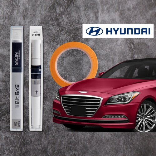 제네시스 G80 붓펜 붓페인트 도색 용품 휠 붓펜 N5M(379) 카본메탈 - 카템