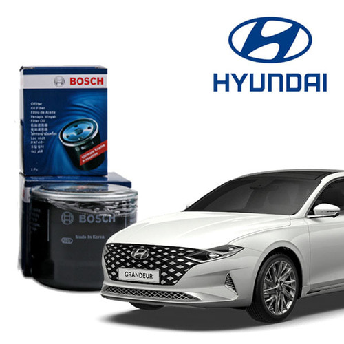 보쉬 더 뉴 그랜저 IG 3.0 LPG 엔진 오일필터 - 카템