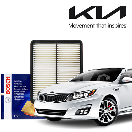 보쉬 K5/더뉴 K5 TF 2.0 MPI/T-GDI/LPG (세타엔진) 에어필터 에어크리너 - 카템