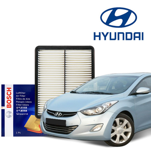 보쉬 아반떼 MD 1.6 LPG 에어필터 에어크리너 - 카템