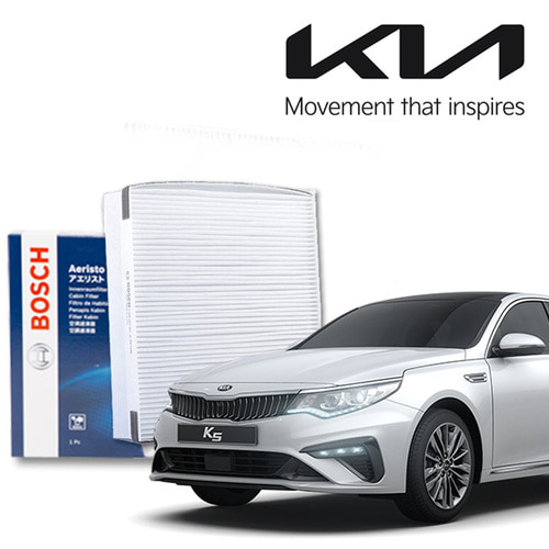 보쉬 올뉴/더뉴 K5 JF 2.0 HEV/PHEV 하이브리드 에어컨 필터 - 카템