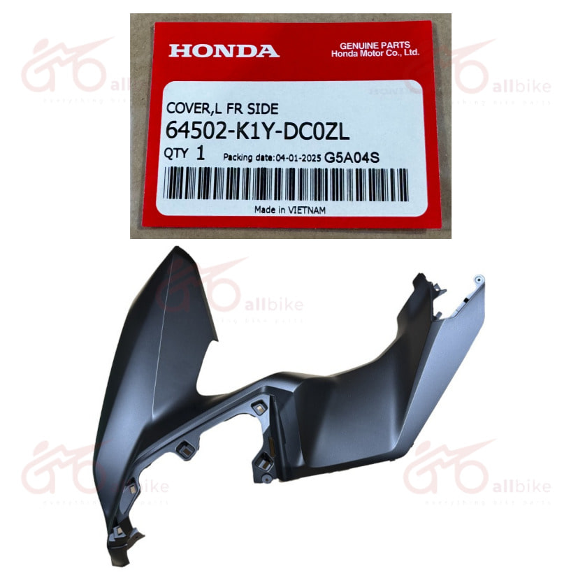 [PCX] 프론트 사이드 커버(좌) 맷블랙 25/125cc 64502-K1Y-DC0ZL - 올바이크