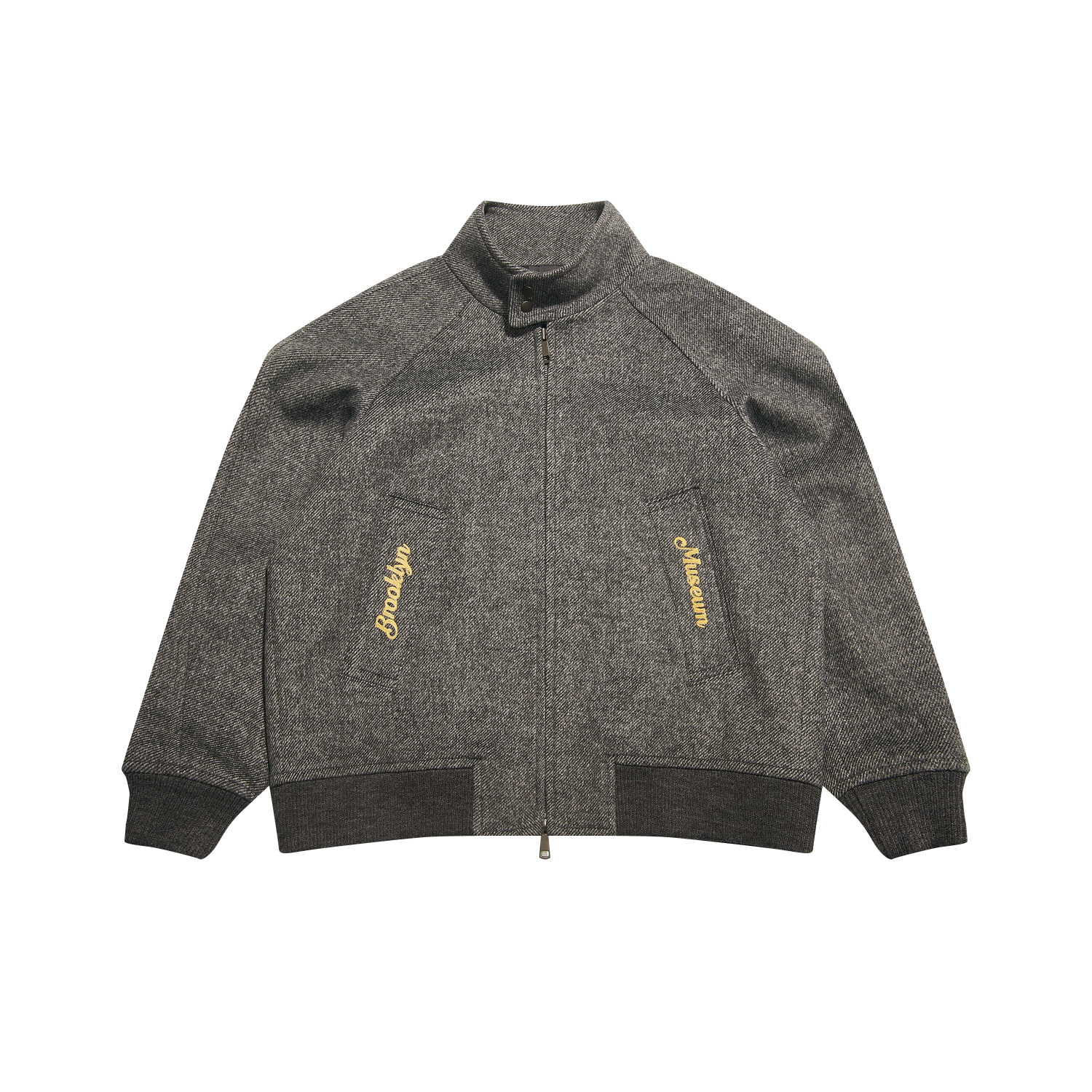 BKLYN HARRINGTON JACKET CHARCOAL - brooklynmuseum