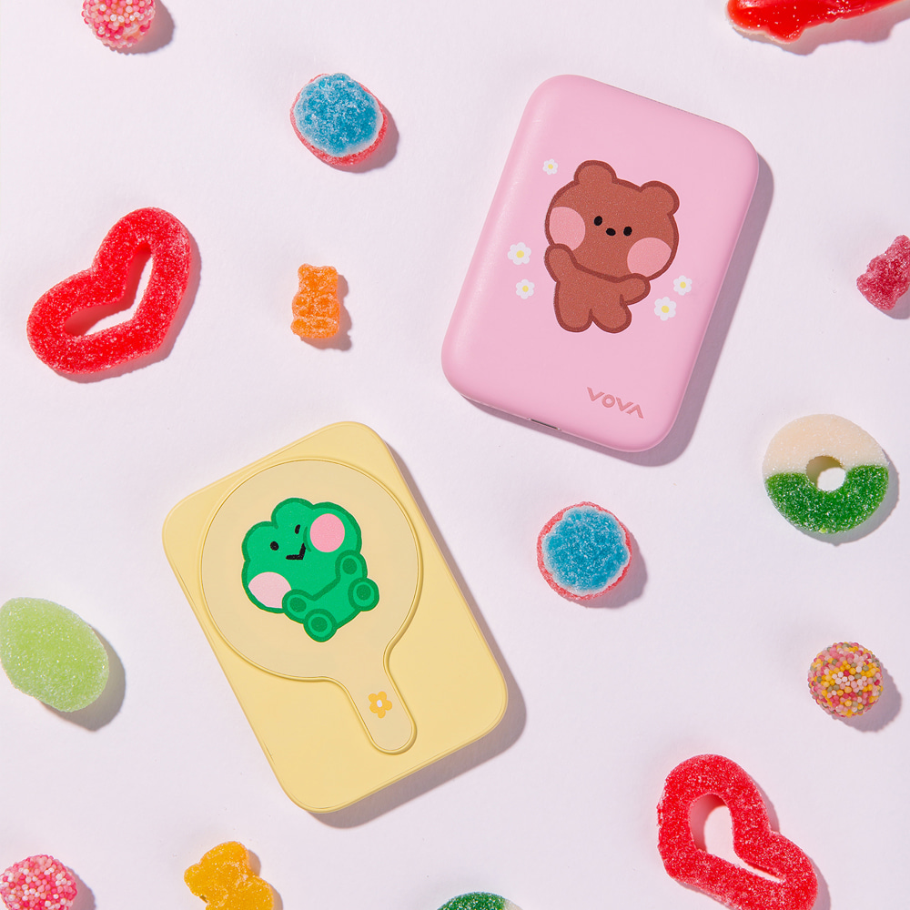 보바 라인프렌즈 미니니 맥세이프 보조배터리 5000mAh - vova