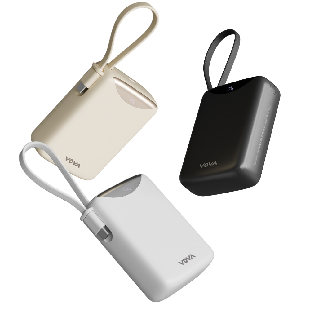 보바 고속충전 일체형 대용량 보조배터리 20000mAh 22.5W - vova