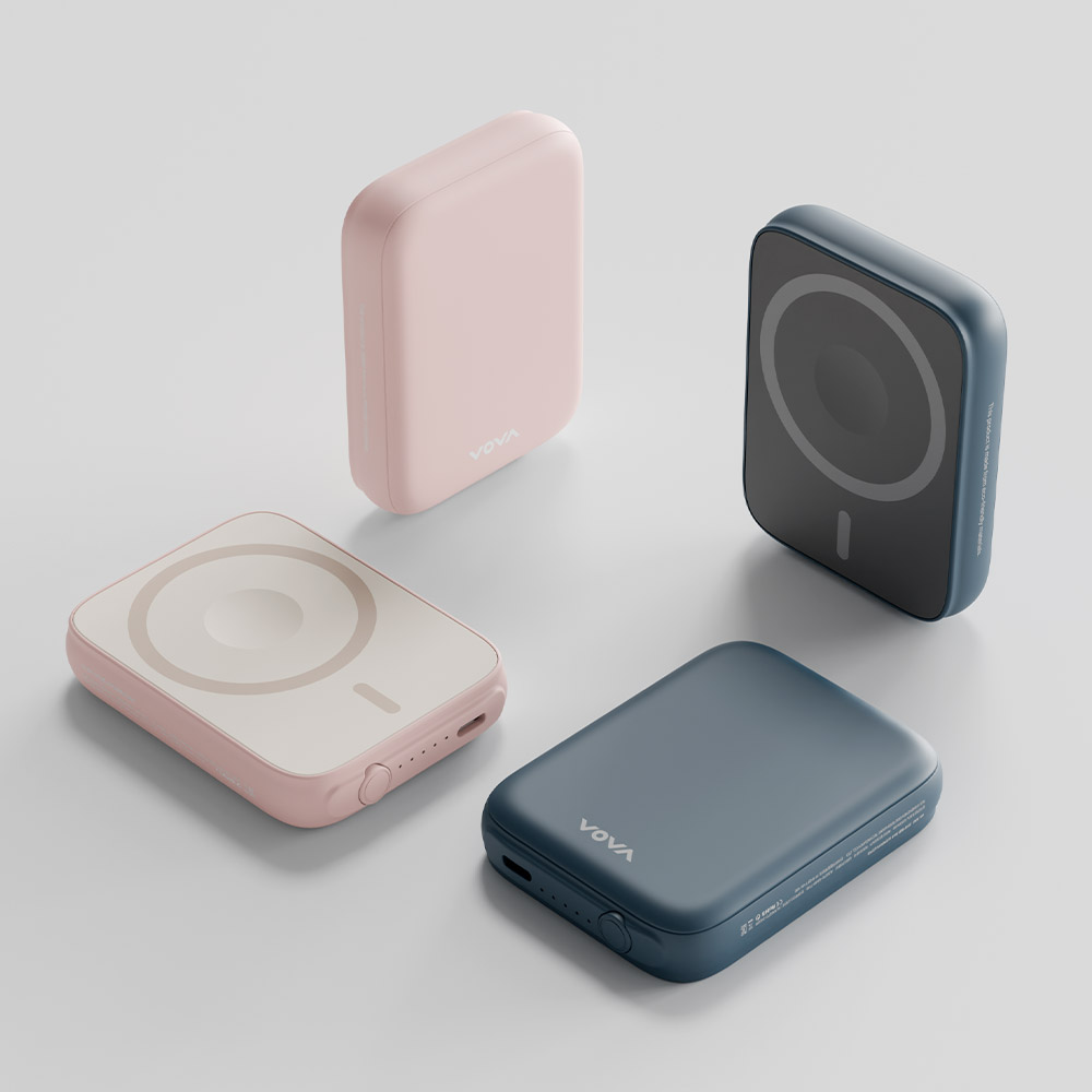 [국민보조배터리] 보바 3in1 맥세이프 보조배터리 5000mAh - vova