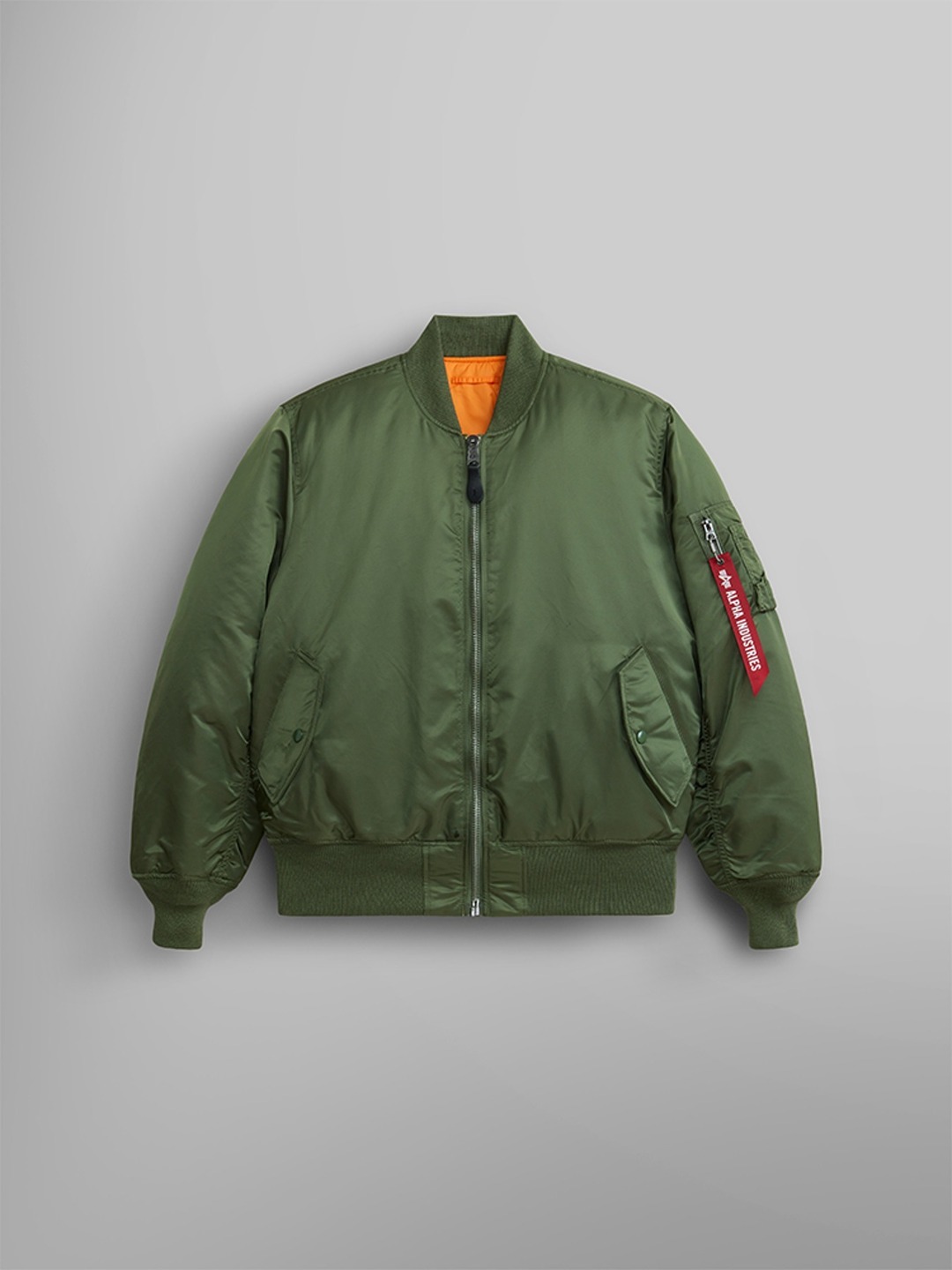 알파 인더스트리 MA-1 FLIGHT JACKET SAGE