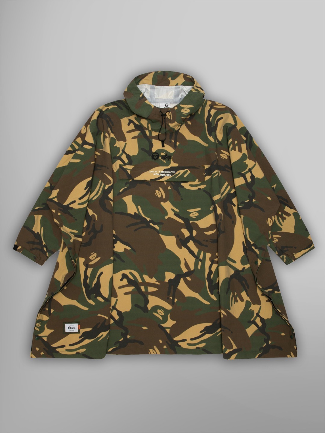 AAPE x ALPHA 2 LAYER RAIN JACKET(Packable) - 알파 인더스트리
