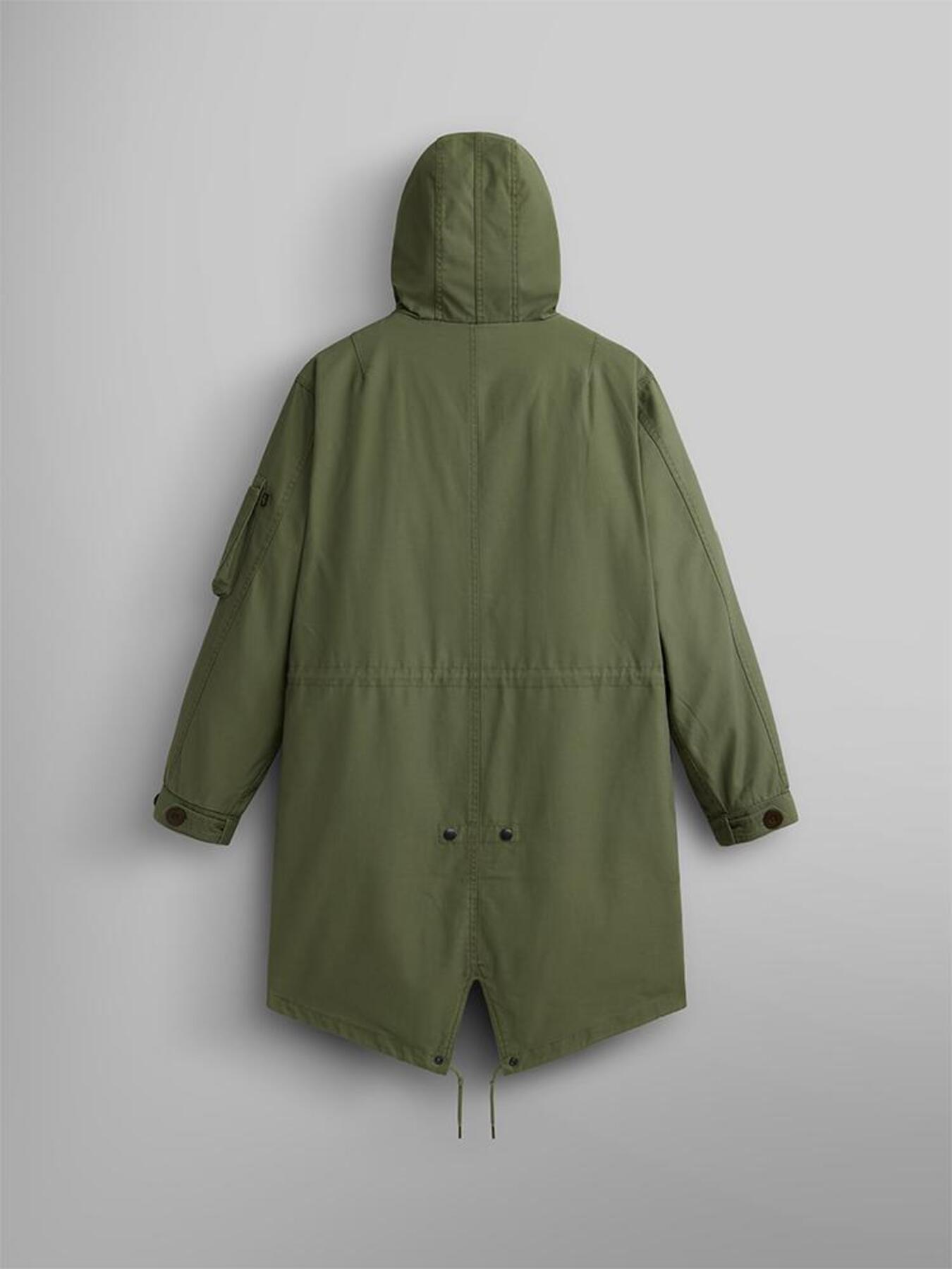 알파 인더스트리 M-59 FISHTAIL MOD PARKA M-65 OLIVE