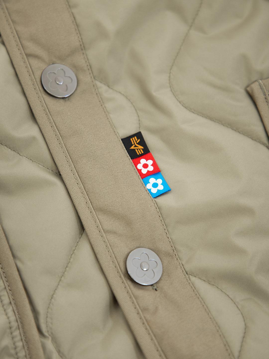 알파 인더스트리 VANDY THE PINK X ALPHA LINER JACKET LAUREL OAK 알파 인더스트리 VANDY THE PINK X ALPHA LINER JACKET LAUREL OAK