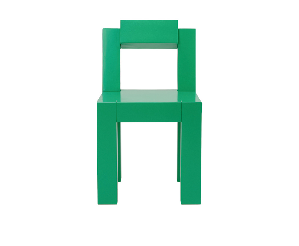 BLOCK CHAIR(Green) - OBJET ARCHIVE