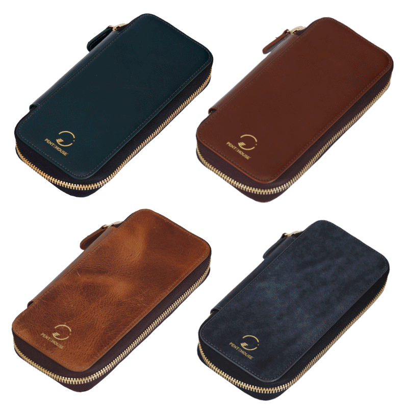 PENTHOUSE zipper pen pouch 3 sockets M - Pentrendyhouse