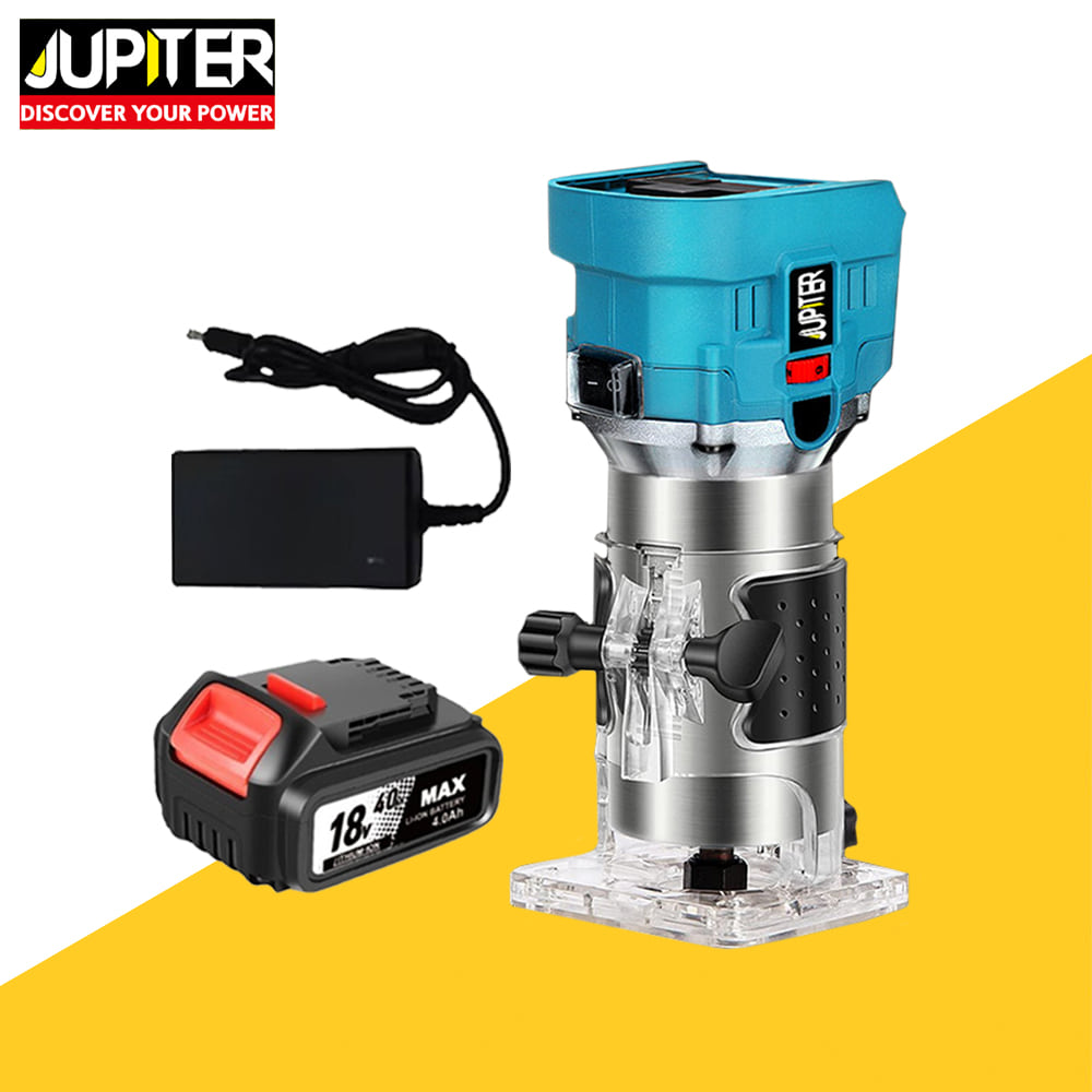 주피터 18V 충전 트리머 JRT-18P 맥스 배터리 세트 마끼다 호환 라운딩 목공 작업
