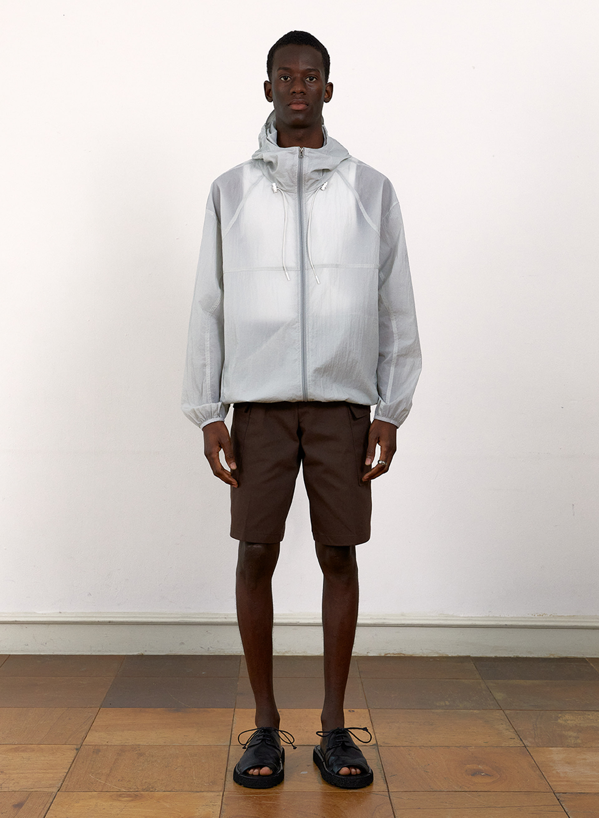 SEETHROUGH WINDBREAKER (GRAY) - dbetter