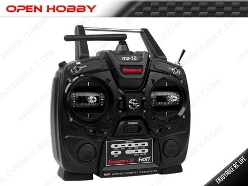 mz-10 5 채널 2.4GHz HoTT 조종기 (수신기 미포함) - 오픈하비