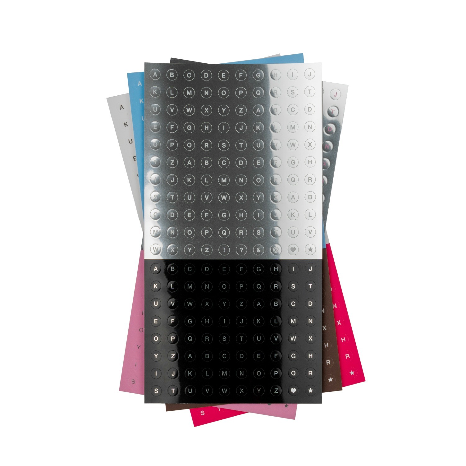 Dotted alphabet sticker - duitproject
