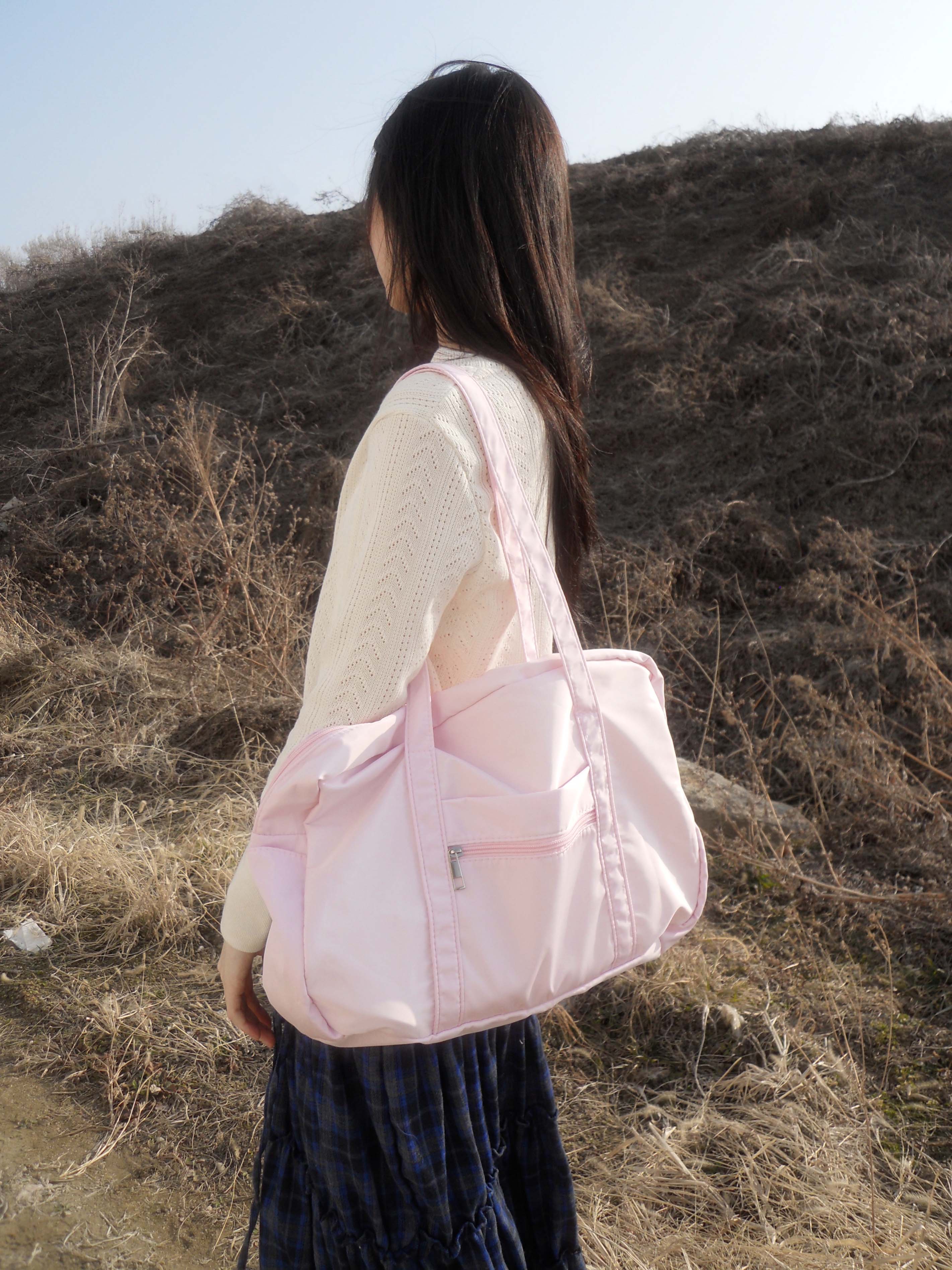 pink boston bag - 젤레나