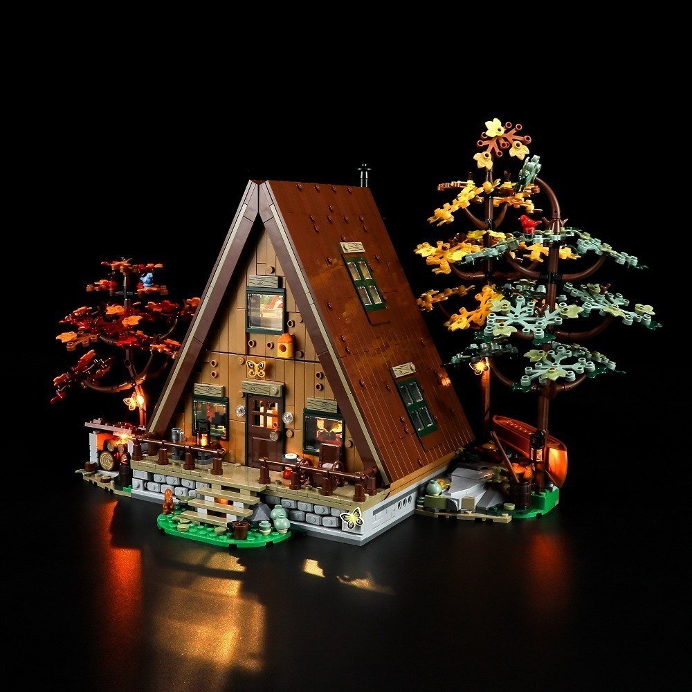 어썸블럭 | 21338 Yeabricks LED KIT - 조명을 더한 프리미엄 A자형 오두막