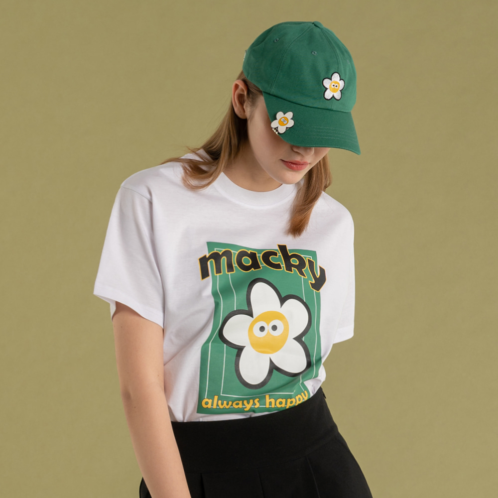 [맥키] 테니스 코트 반팔티 화이트 - 크리션골프마켓