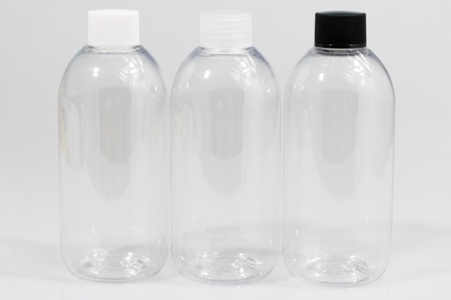 일반캡(톱니) PET 300ml 원형투명용기(B) - 용기나라 닷컴