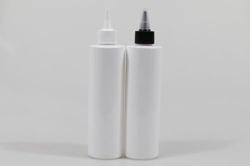 뾰죡캡 PET 300ml 원형각백색용기(L) - 용기나라 닷컴