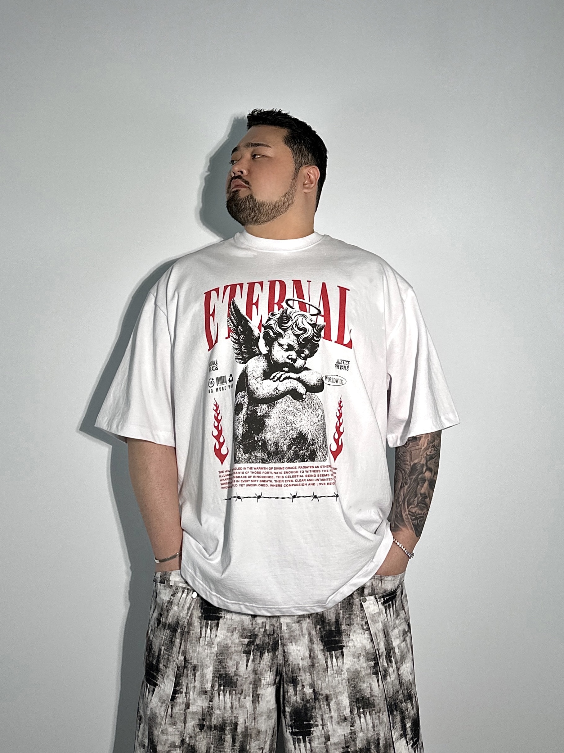 ETERNAL OVER BOX FIT HALF-T - 에이오알닷