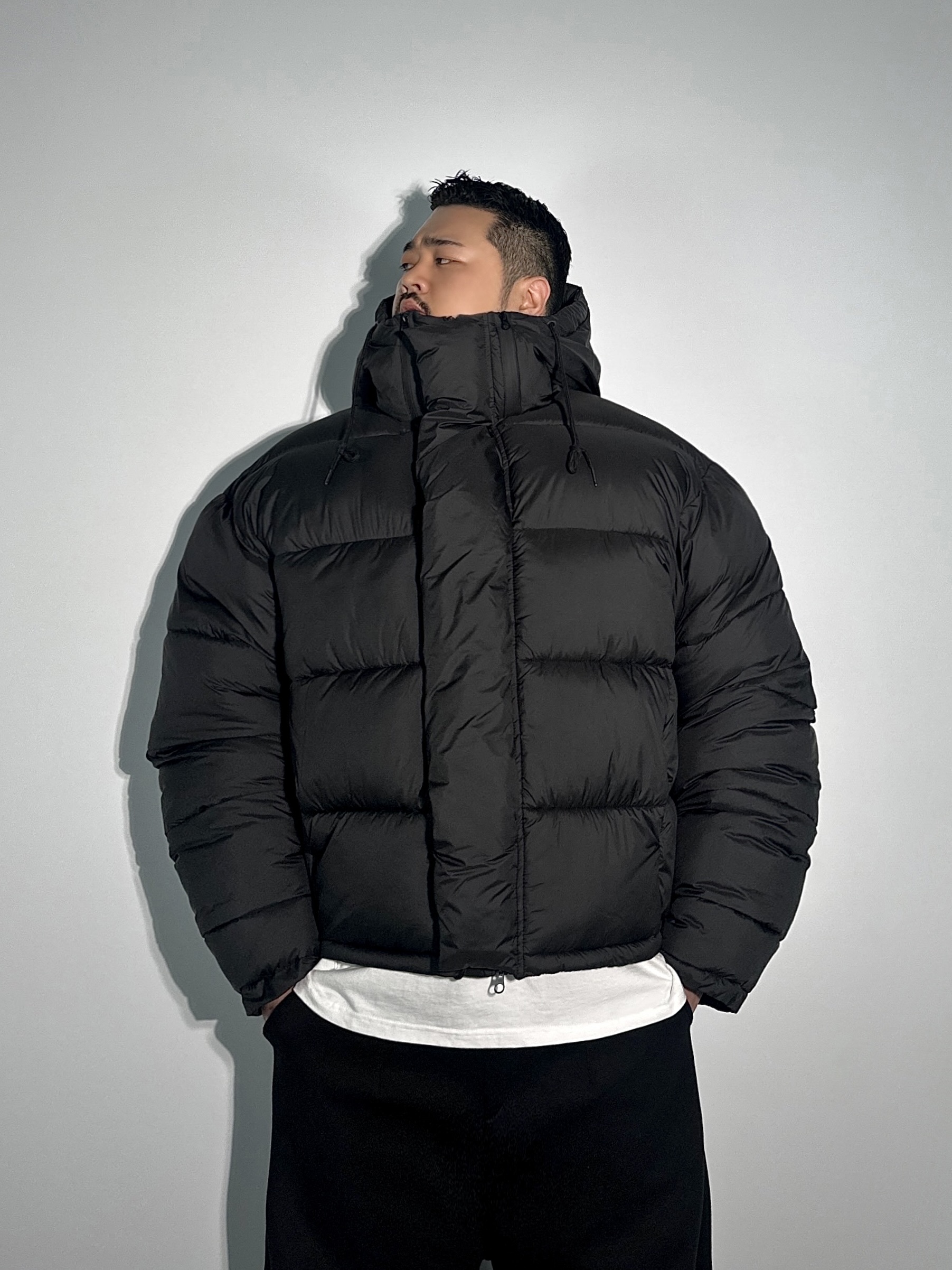 OVER NECK HOOD DOWN WELLON PADDING | 에이오알닷