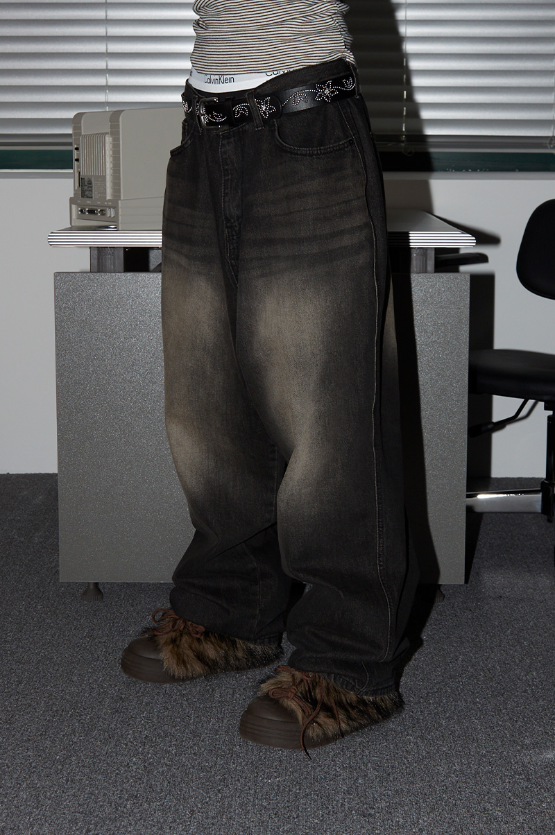 SANDY VINTAGE MEGA WIDE DENIM - 런츠