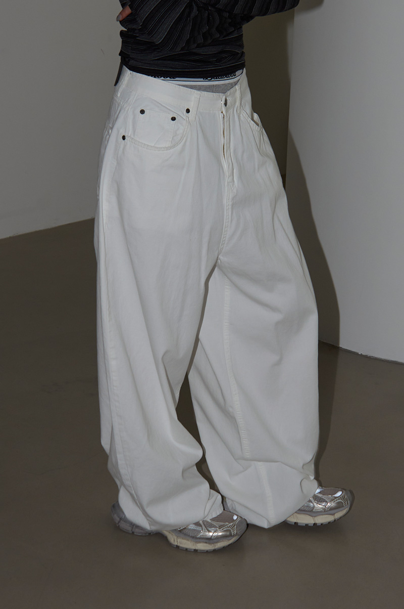 [SS] PALOOZA MEGA WIDE SUMMER COTTON PANTS | 런츠