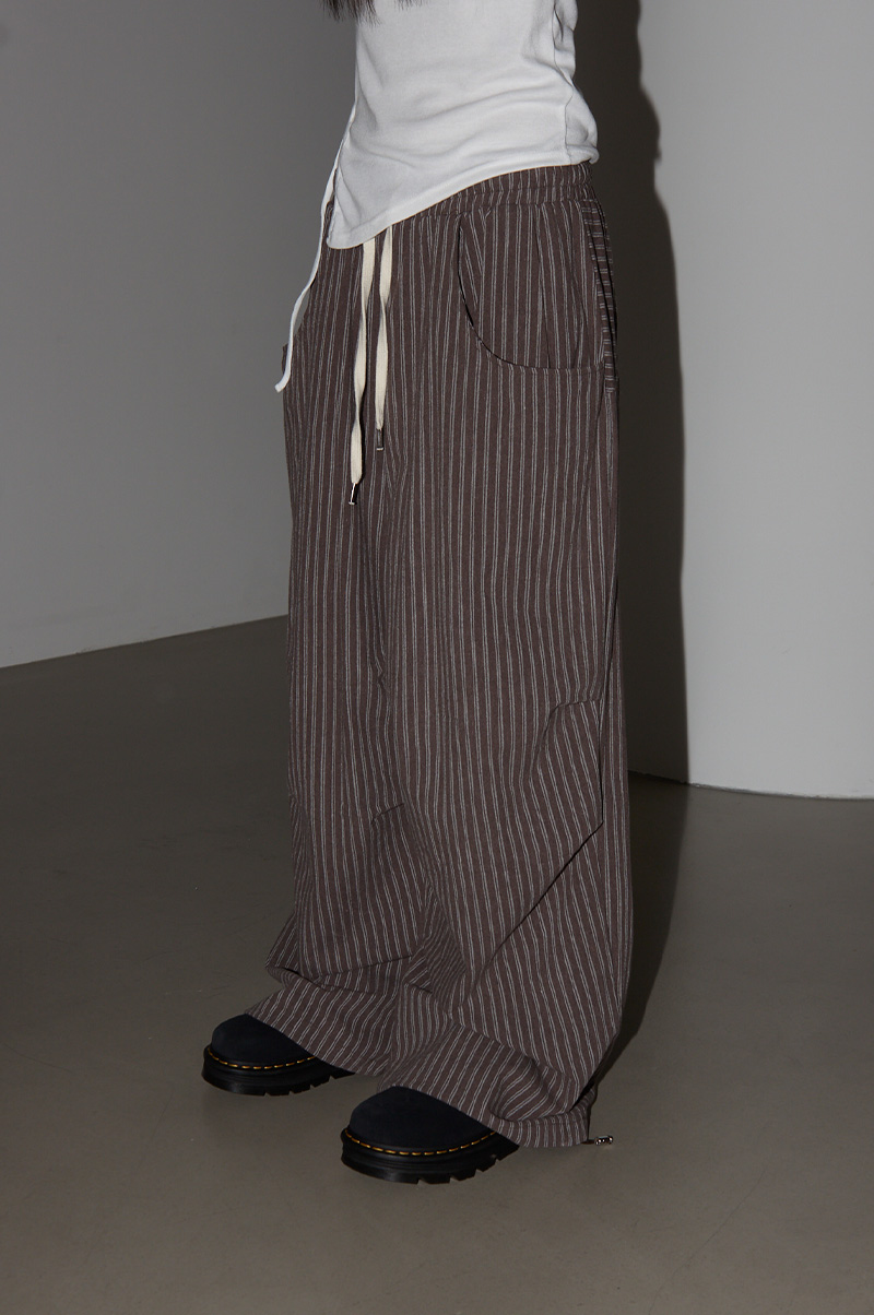 PADDINGTON MEGA WIDE STRIPE PANTS - 런츠