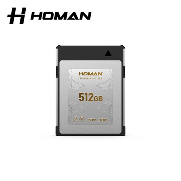 HOMAN CFexpress Card 4.0 PRO Type B 512GB | 빠르고 안전한 호만 데이터 | 시네몰 공식몰