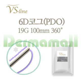 [PDO 녹는실] VS-line 6D코그 19G 100mm (360˚ 블런트) - 더마몰