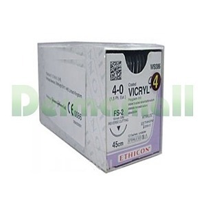 바이크릴 (Vicryl)8/0-6mm (W9560) - 더마몰