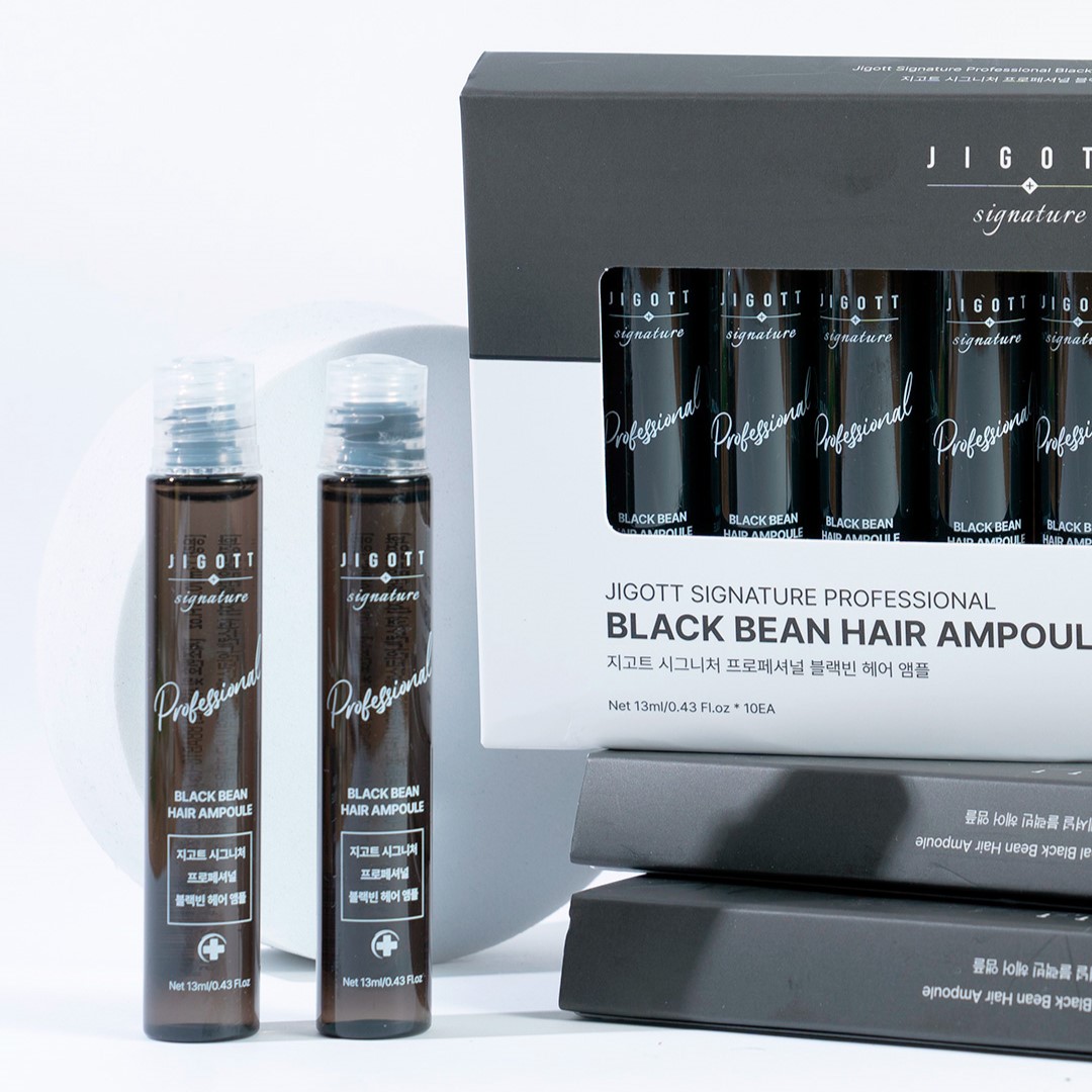 Jigott Signature Professional Black Bean Hair Ampoule - OnTrendKorea