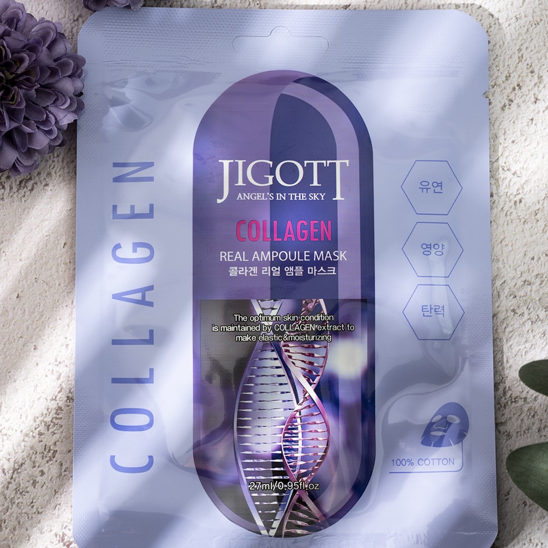 Jigott Collagen Real Ampoule Mask - OnTrendKorea