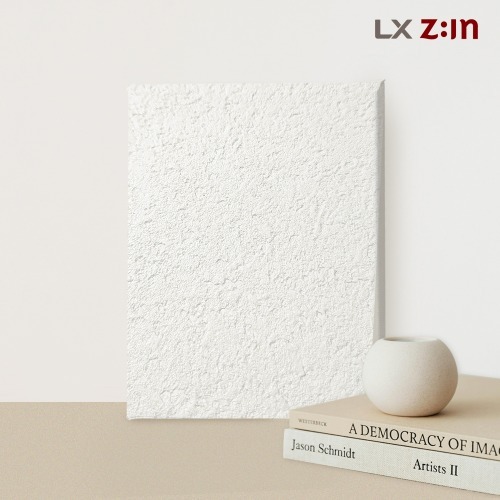 LX 디아망 PR002-12 회벽 크림 화이트 실크벽지 셀프도배 만능풀바른벽지 | 아리나데코