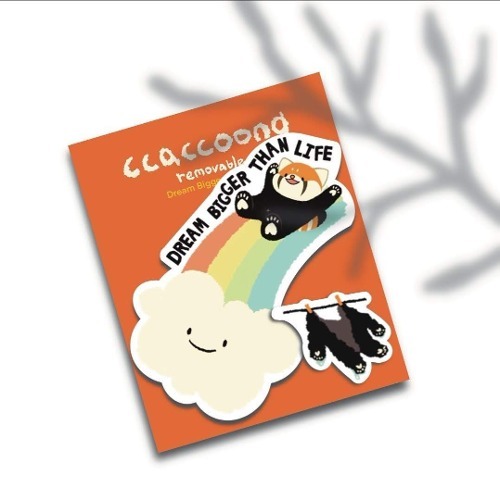 REMOVABLE STICKER I dream bigger than life - 꼼씨(ccomcci)
