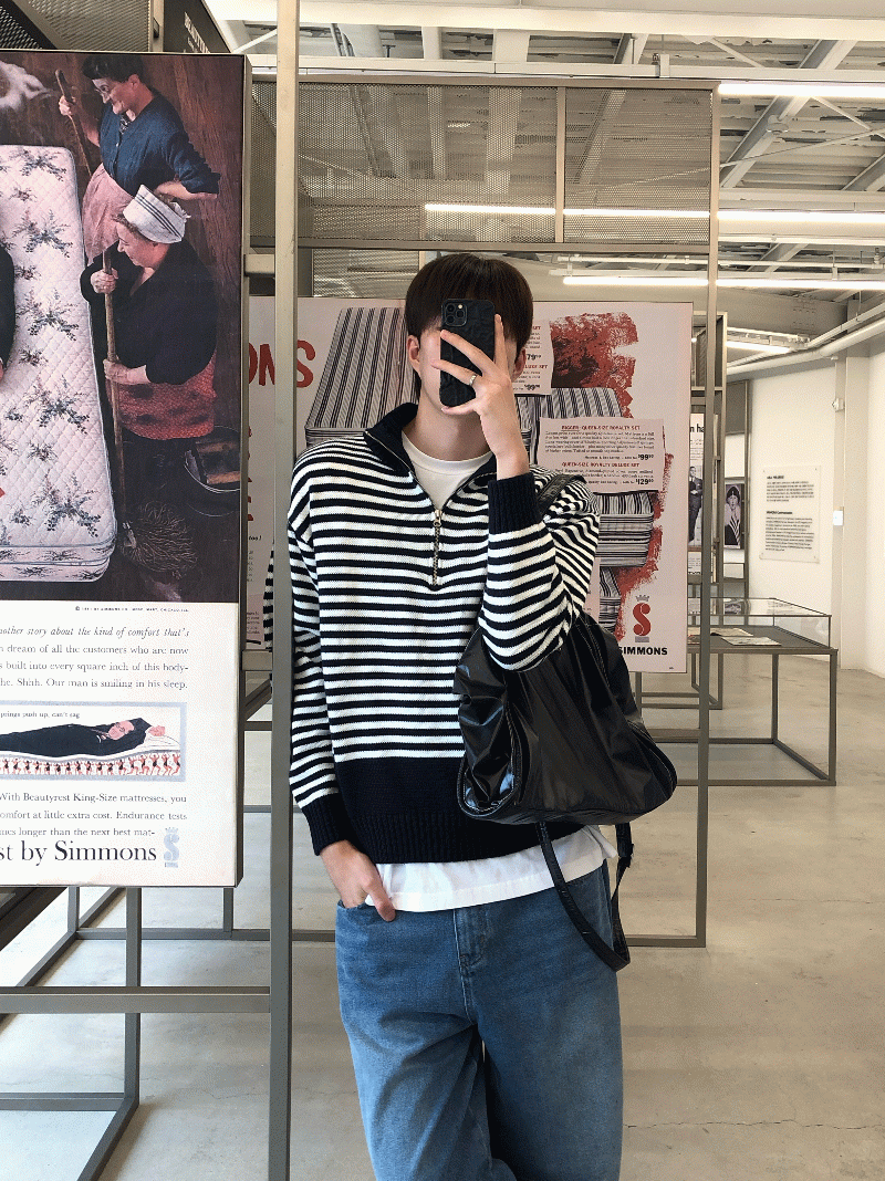 Banker half Zip-Up Knit 2C - 아크로웨이