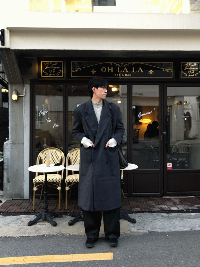 Milano maxi double coat 2C | 아크로웨이