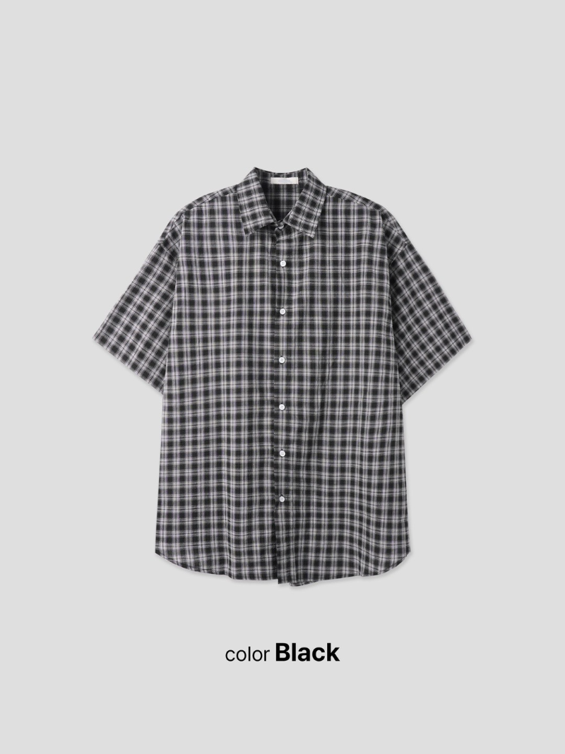 Two check half shirt 3C - 아크로웨이